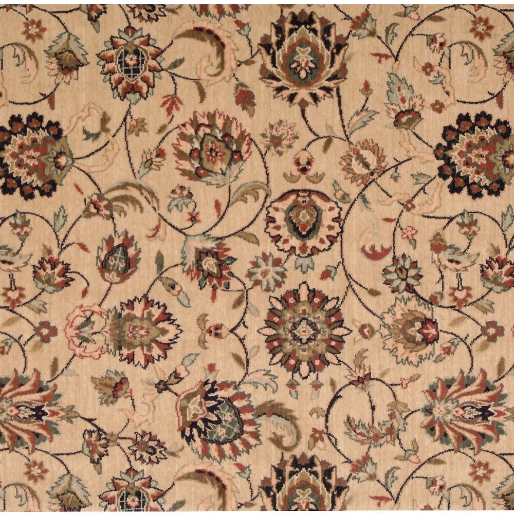 Grand Parterre Kashan Beige Wool Carpet | The Perfect Carpet