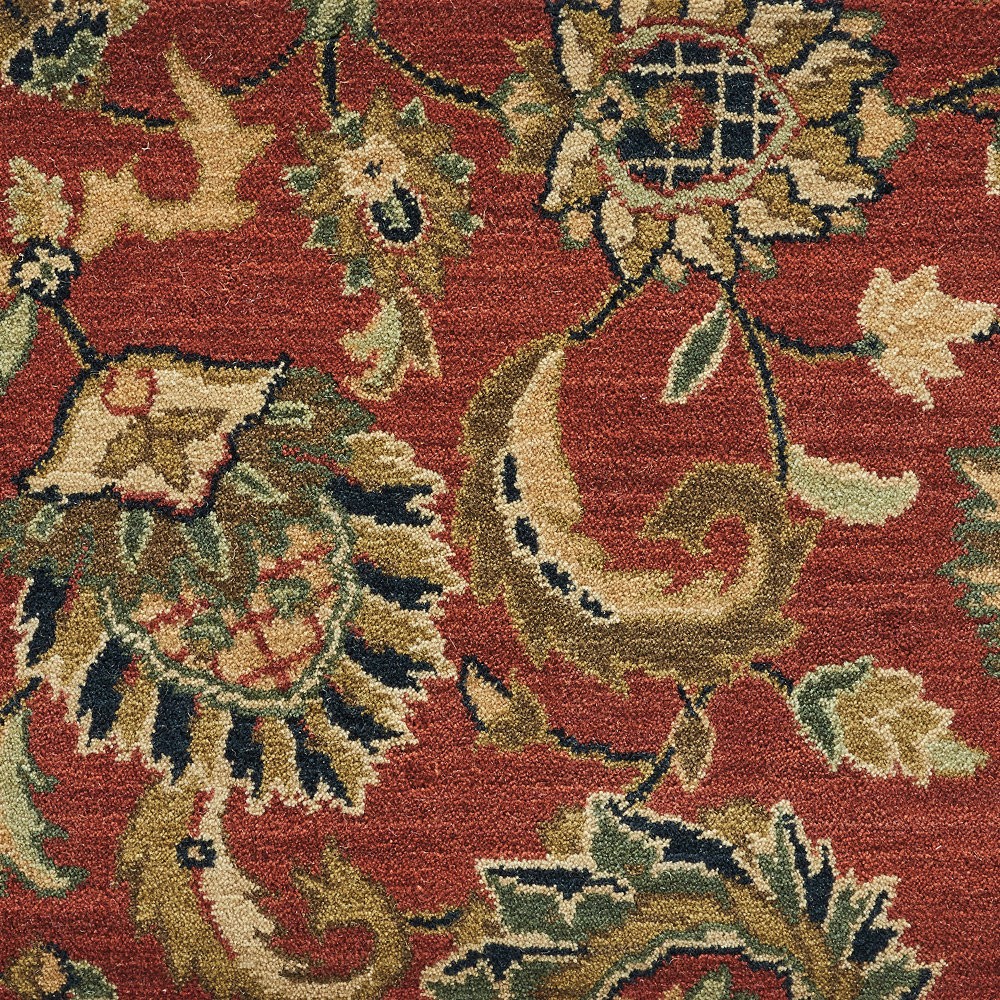Grand Parterre Kashan Rust Wool Carpet | The Perfect Carpet