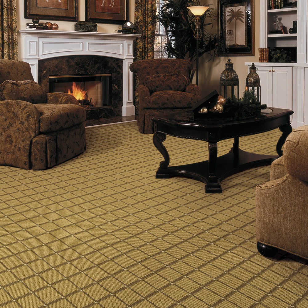 San Marco Square Golden Venetian Wool Carpet | The Perfect Carpet