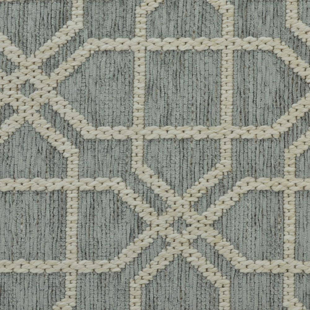 Custom Vantage Serenity Blue Synthetic Area Rug