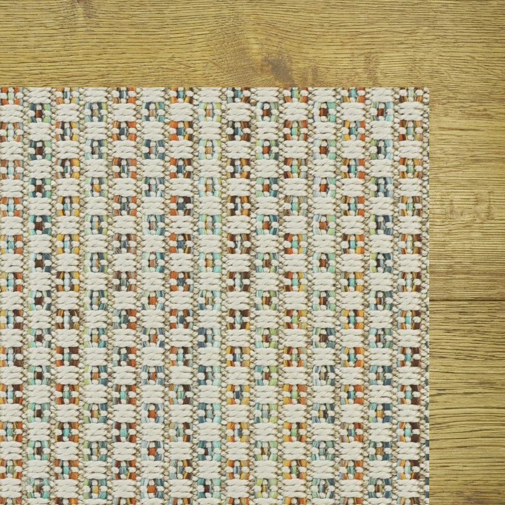 Custom Maplewood Oyster Shell Synthetic Area Rug